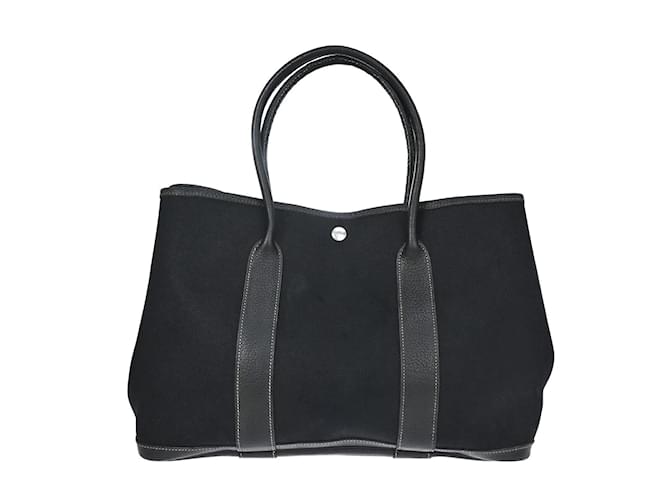 Hermès Garden Party Black Cloth ref.1152836 - Joli Closet