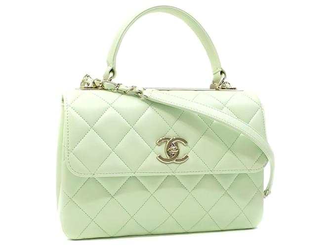 Chanel Trendy CC Green Leather ref.1154775 - Joli Closet