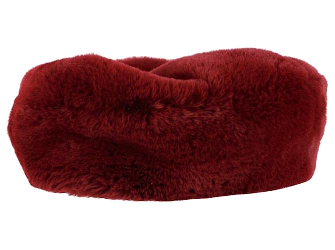 Eugenia Kim Mishka Beret in Burgundy Faux Fur Dark red Synthetic ref ...