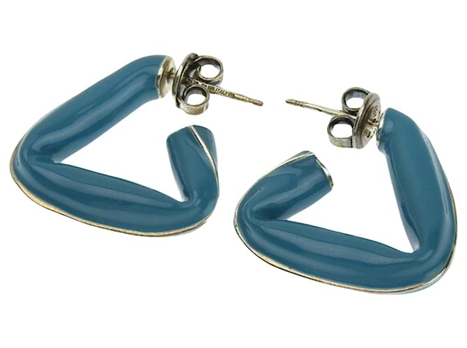 Bottega Veneta Triangle Blue Silver ref.1163872 - Joli Closet