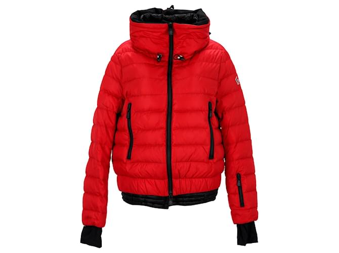 Moncler Grenoble Vonne Down Jacket in Red Polyamide ref.1171274 Joli Closet