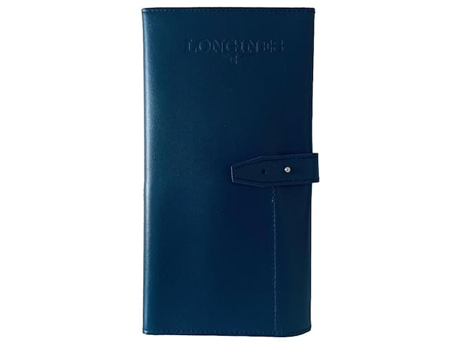 Longines porte-documents Blue Leather ref.1173974 - Joli Closet