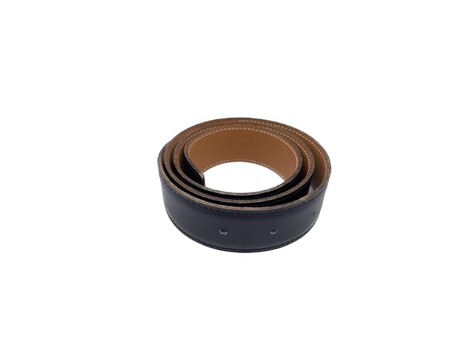 Hermès belts T.cm 70 Leather Black ref.1174873 - Joli Closet