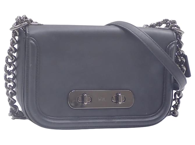 COACH SWAGGER Blue Leather ref.1175111 - Joli Closet
