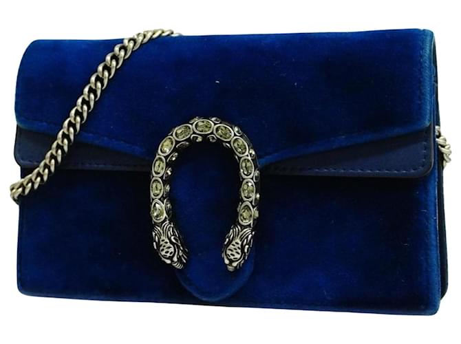 Gucci Dionysus Blue Suede ref.1177638 - Joli Closet