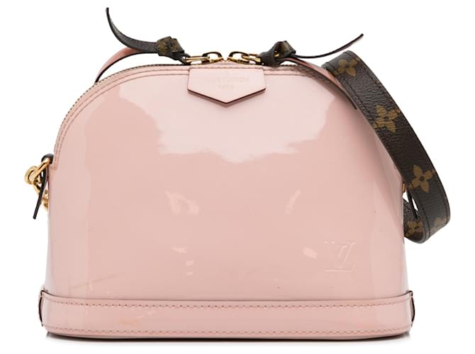 Louis Vuitton Pink Monogram and Vernis Mini Alma Chain Crossbody ...