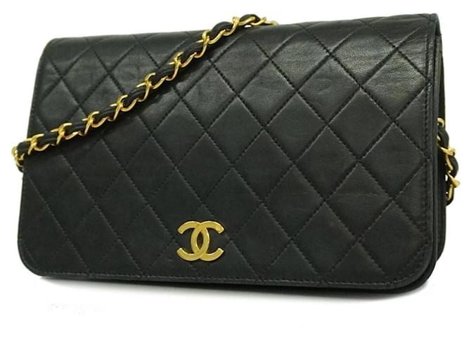 Timeless Chanel Matrasse Black Leather ref.1183650 - Joli Closet