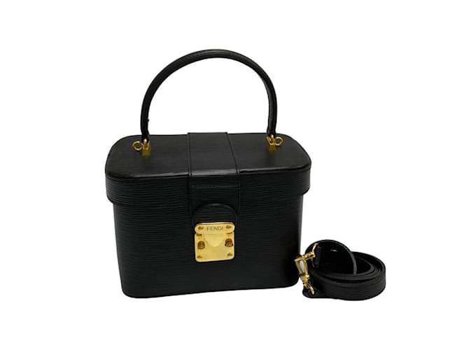 Fendi Vanity box Black Leather ref.1186593 - Joli Closet