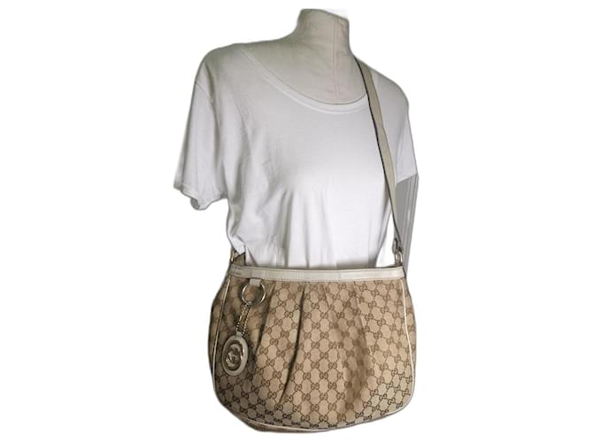 Gucci Saddlebags Beige Cloth ref.1191920 - Joli Closet