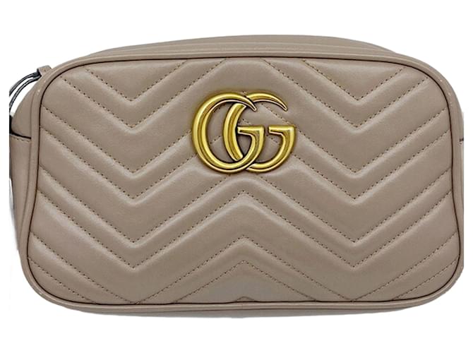Gucci GG Marmont Beige Leather ref.1193083 - Joli Closet