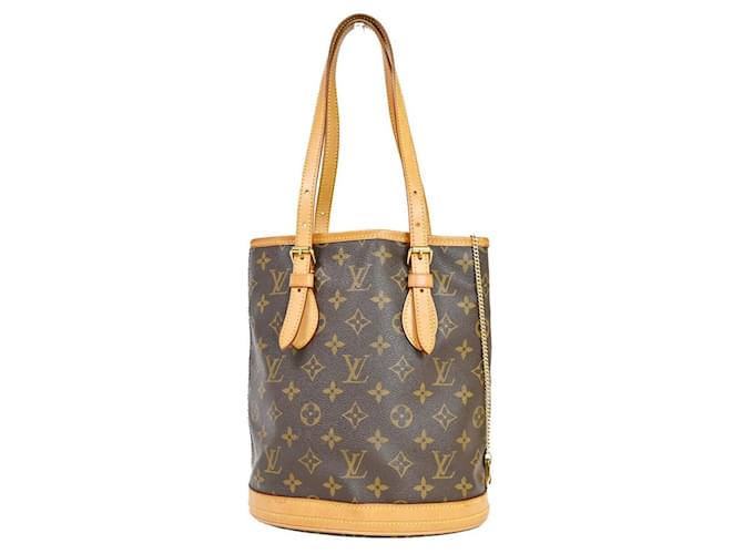 Louis Vuitton Bucket PM Brown Cloth ref.1200138 - Joli Closet