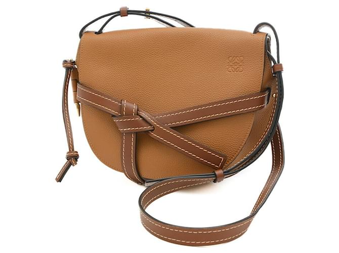 Loewe Gate Brown Leather ref.1200233 - Joli Closet