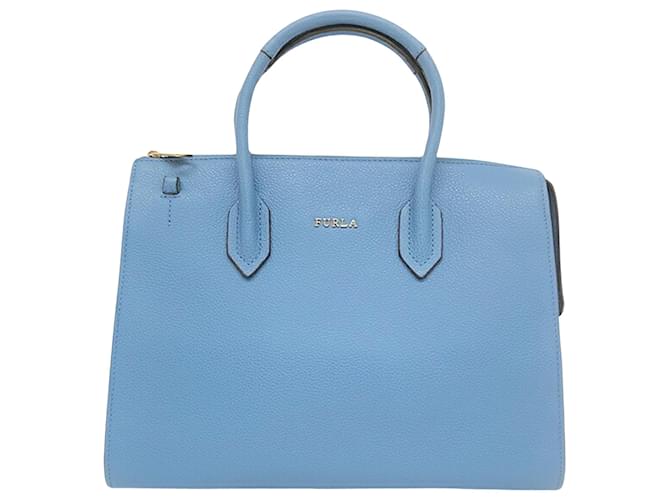 Furla Blue Leather ref.1200479 - Joli Closet