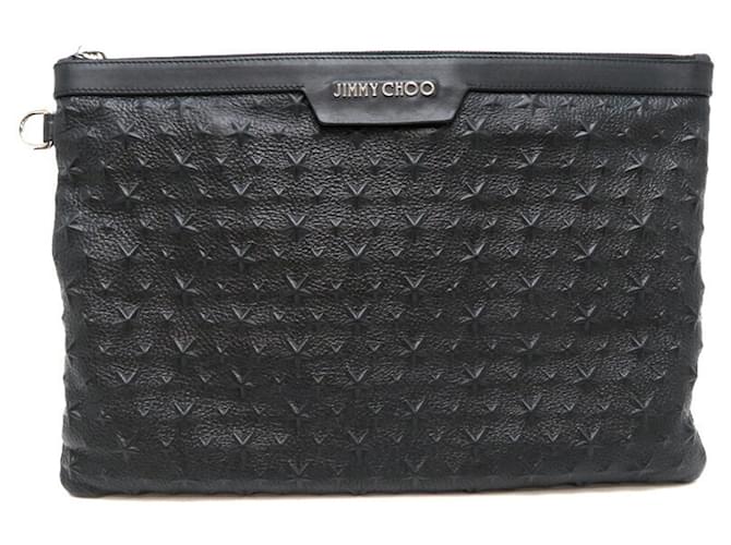 Jimmy Choo DEREK Black Leather ref.1204773 - Joli Closet