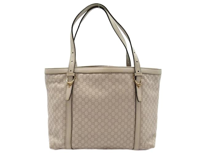 Gucci GG Signature Tote Bag 336776 White Leather ref.1205766 - Joli Closet