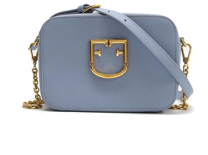 Furla Blue Leather ref.1204930 - Joli Closet