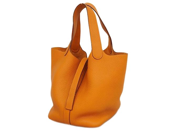 Hermès Picotin Orange Leather ref.1207906 - Joli Closet
