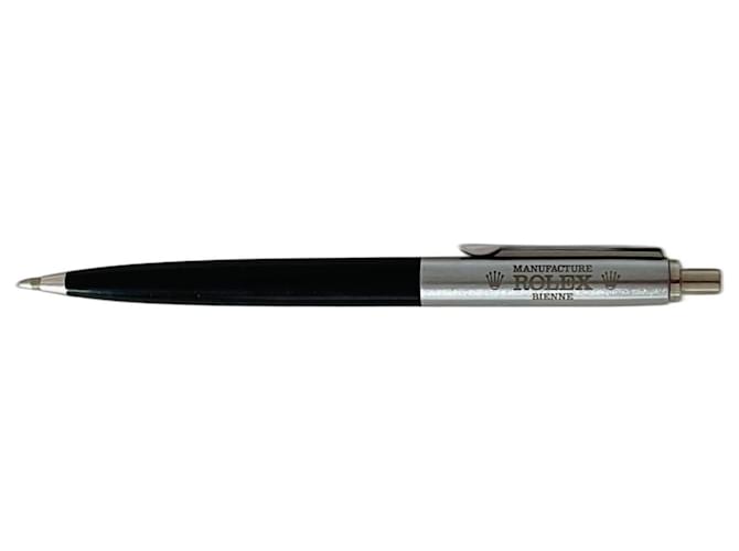 Rolex Vintage ballpoint pen (1980'ies) Black Silvery Steel ref.1208896 ...