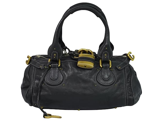 CHLOÉ PADDINGTON Black Leather ref.1211496 - Joli Closet