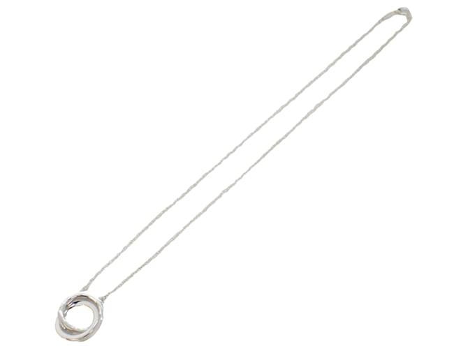 TIFFANY & CO 1837 interlocking Silvery Silver ref.1217008 - Joli Closet