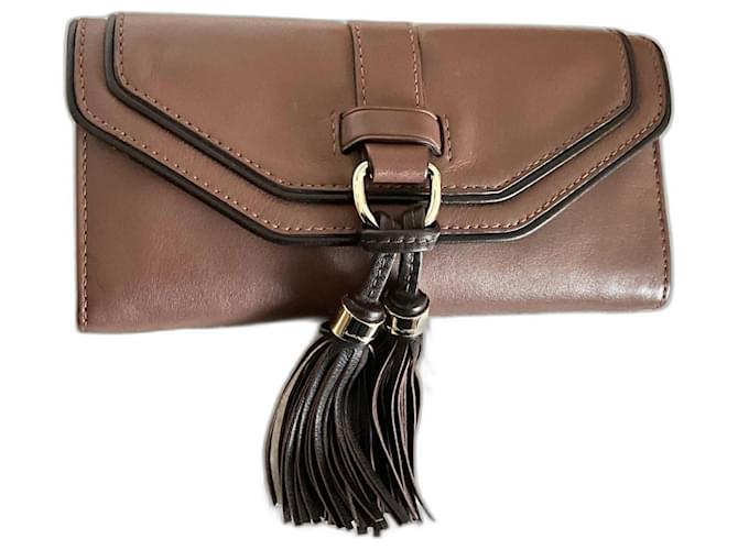 Lancel Wallets Light brown Dark brown Leather ref.1218461 - Joli Closet