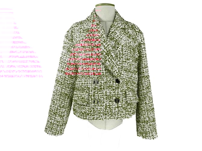 Sandro Jackets Red Cloth ref.1218646 - Joli Closet