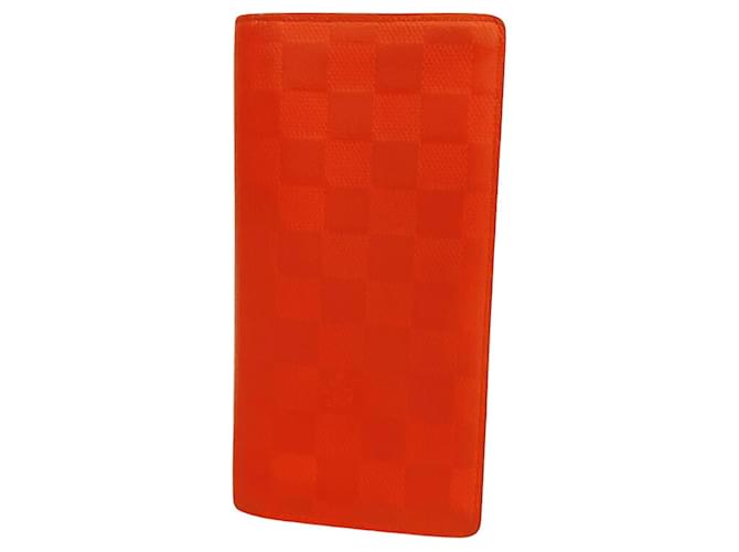 Louis Vuitton Brazza Orange Leather ref.1221606 - Joli Closet
