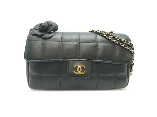 Chanel Extra Mini Square Quilt Flap Bag Leather Crossbody Bag in Very ...