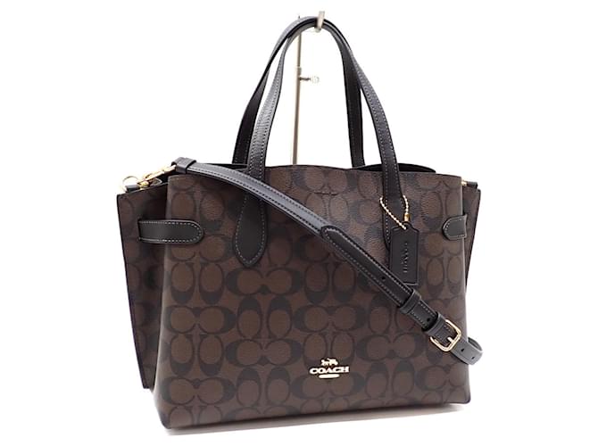 Coach Signature Brown Leather ref.1230008 - Joli Closet