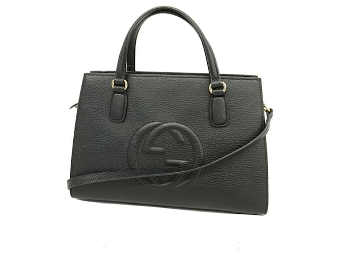 Gucci Interlocking G Black Leather ref.1233455 - Joli Closet