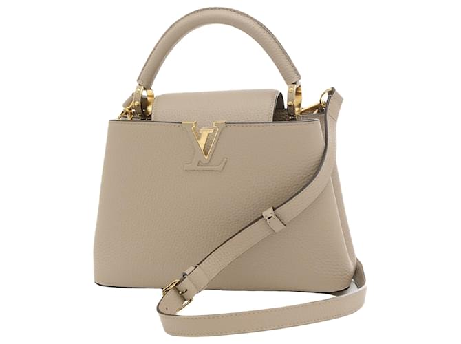 Louis Vuitton Capucines Beige Leather ref.1233465 - Joli Closet