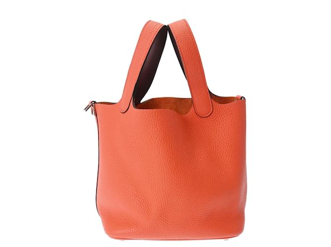 Hermès Picotin Orange Leather ref.1233472 - Joli Closet