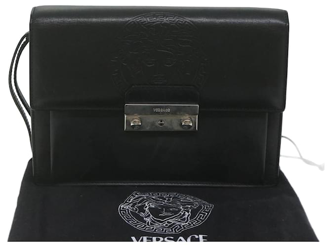 VERSACE Black Leather ref.1234557 - Joli Closet