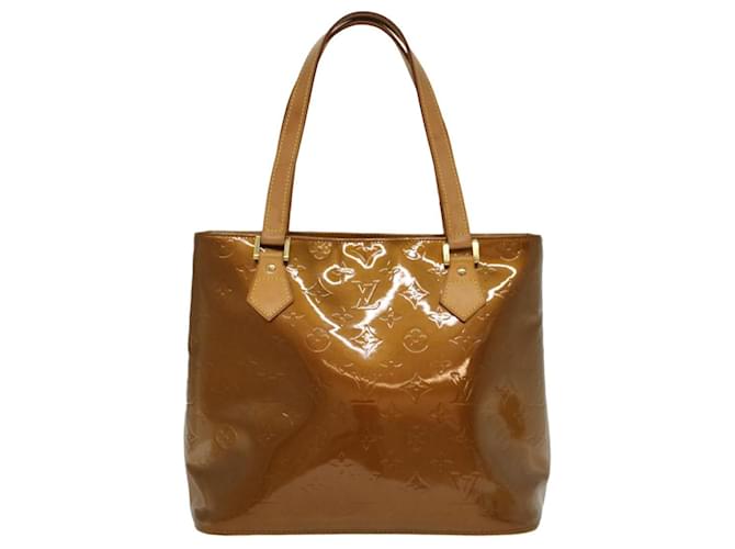 Louis Vuitton Houston Brown Patent leather ref.1234590 - Joli Closet