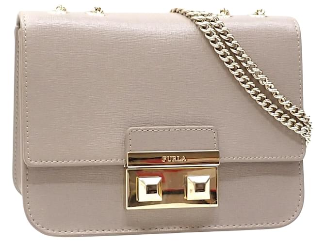 Furla Grey Leather ref.1235092 - Joli Closet