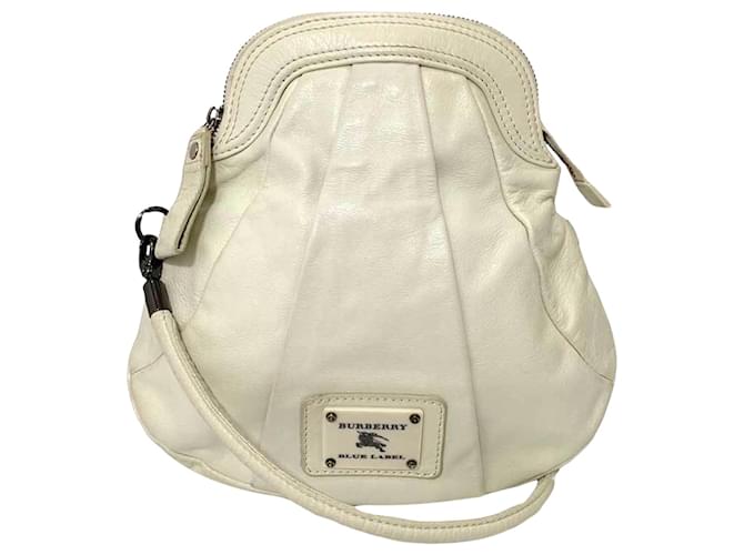 Burberry Blue Label White Leather ref.1235605 - Joli Closet