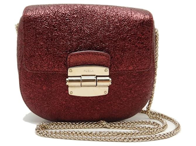 Furla Red Leather ref.1242272 - Joli Closet
