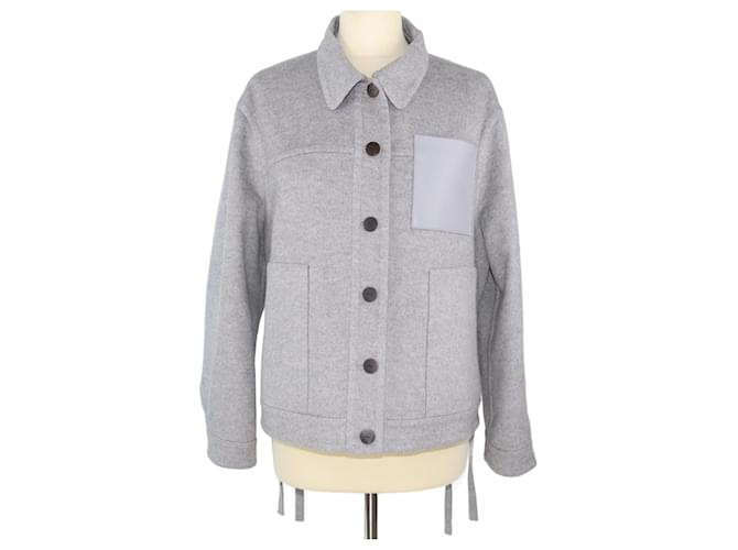 Loewe Gray Workwear Jacket Wool ref.1243256 - Joli Closet