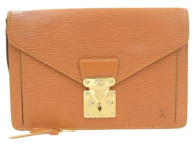 Louis Vuitton Sellier Drangonne Brown Leather ref.1244302 - Joli Closet