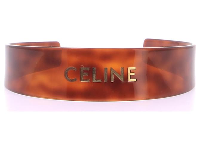 Céline CELINE Hair accessories T. plastic Brown ref.1253335 - Joli Closet
