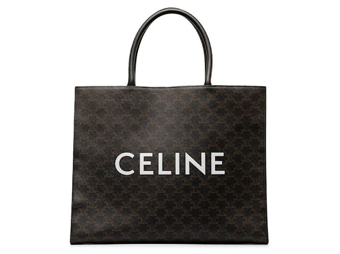 Céline Logo Triomphe Horizontal Tote Bag Cloth ref.1257958 - Joli Closet