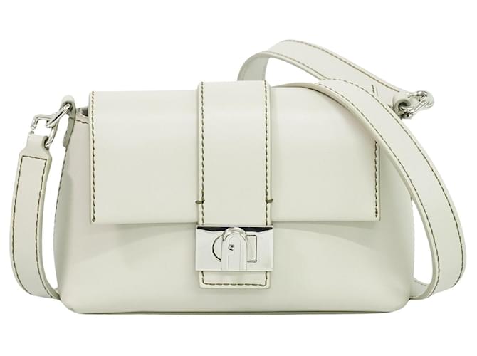 Furla White Leather ref.1260619 - Joli Closet