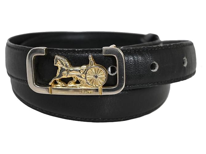 Céline Horse Carriage Black Leather ref.1260767 - Joli Closet