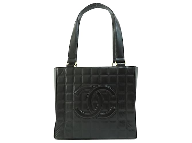 Chanel Chocolate bar Black Leather ref.1264900 - Joli Closet