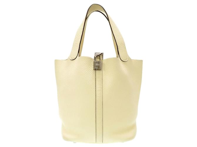 Hermès Picotin Lock Silvery Leather ref.1272916 - Joli Closet