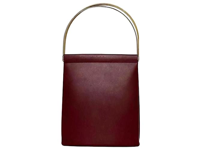 Cartier Trinity Dark red Leather ref.1274905 - Joli Closet