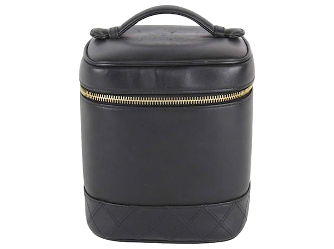 Chanel Vanity Black Leather ref.1275603 - Joli Closet