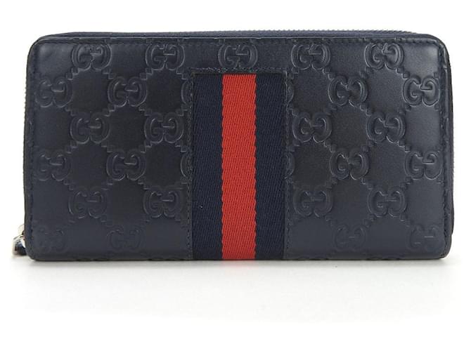 Gucci Guccissima Navy blue Leather ref.1275836 - Joli Closet