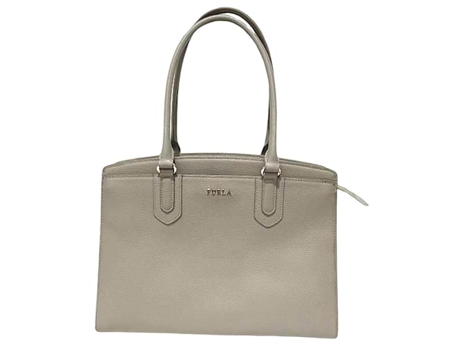 Furla Grey Leather ref.1276739 - Joli Closet
