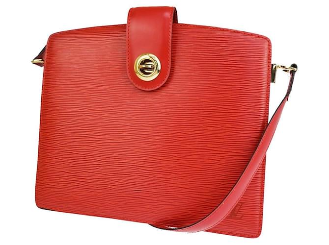 Louis Vuitton Capucines Red Leather ref.1277869 - Joli Closet